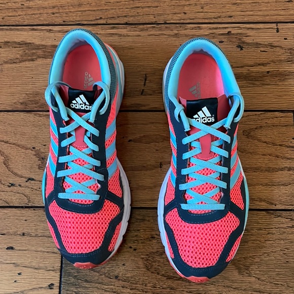 adidas | Shoes | Womens Size 9 Adidas Marathon Running Shoes In Red ...